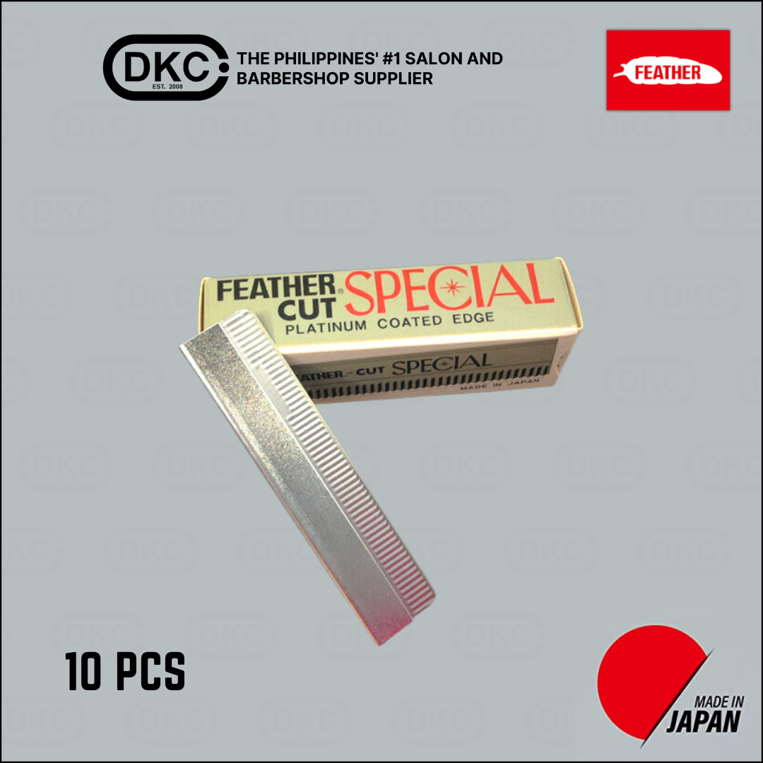 Super Feather Cut Special Platinum Coated Edge Blade Made in Japan ...