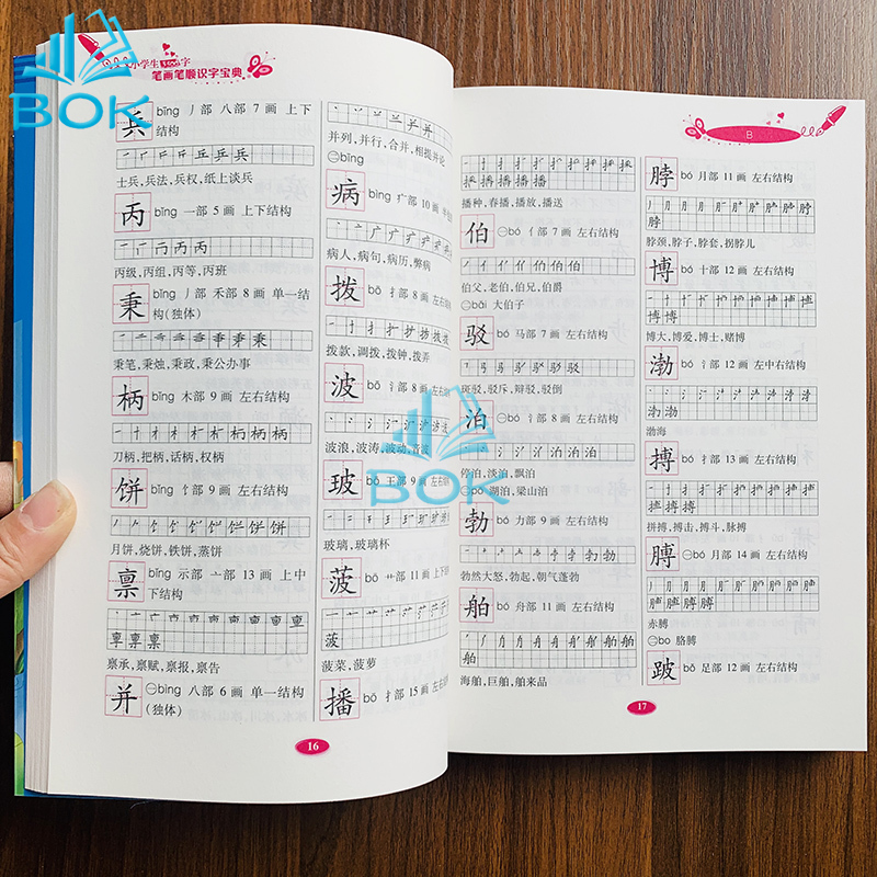 3500 Chinese Learning Words Synchronized Textbook 1-2 Grade Chinese ...