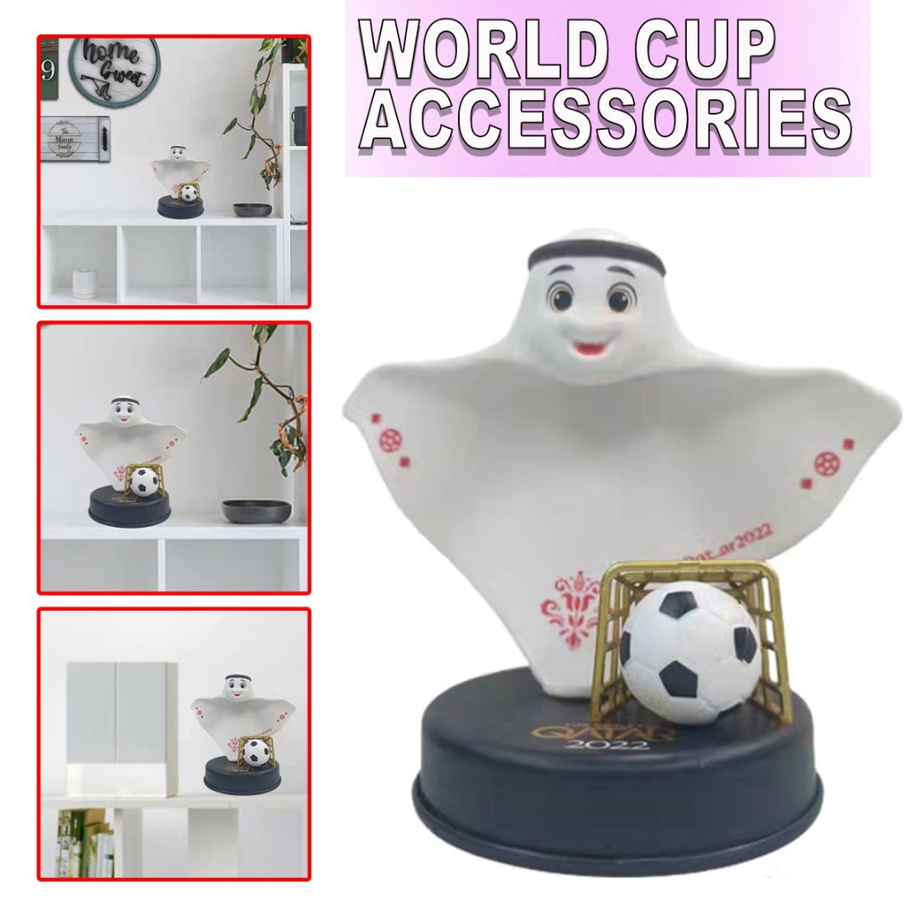 The 2022 Qatar FIFA World Cup Mascot LED Table Decoration Football ...