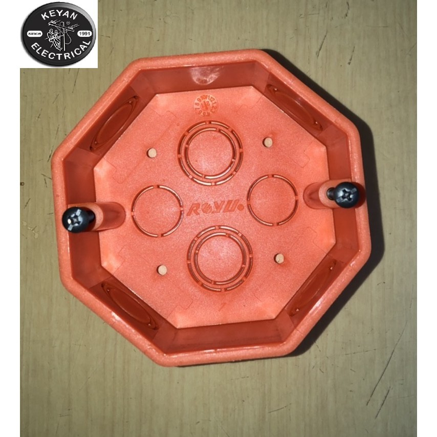 ROYU SURFACE TYPE UTILITY BOX JUNCTION BOX PVC FIRE RETARDANT PVC AMCO ...