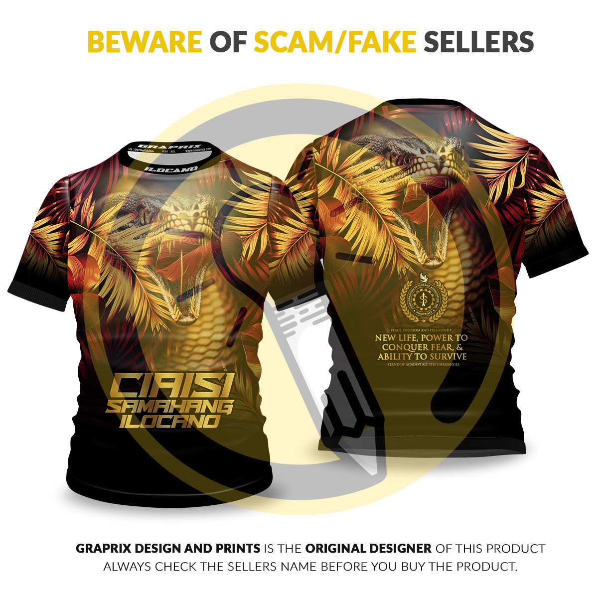 CIAISI Samahang Ilocano V3 T-Shirt Full-Sublimation | Lazada PH