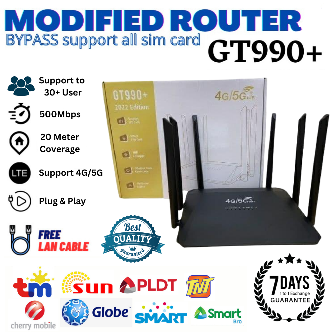 【10.10 MEGA SALE 🎉🎉】 GT990 Modified Unlimited Hotspot 4G 5G LTE Modem ...