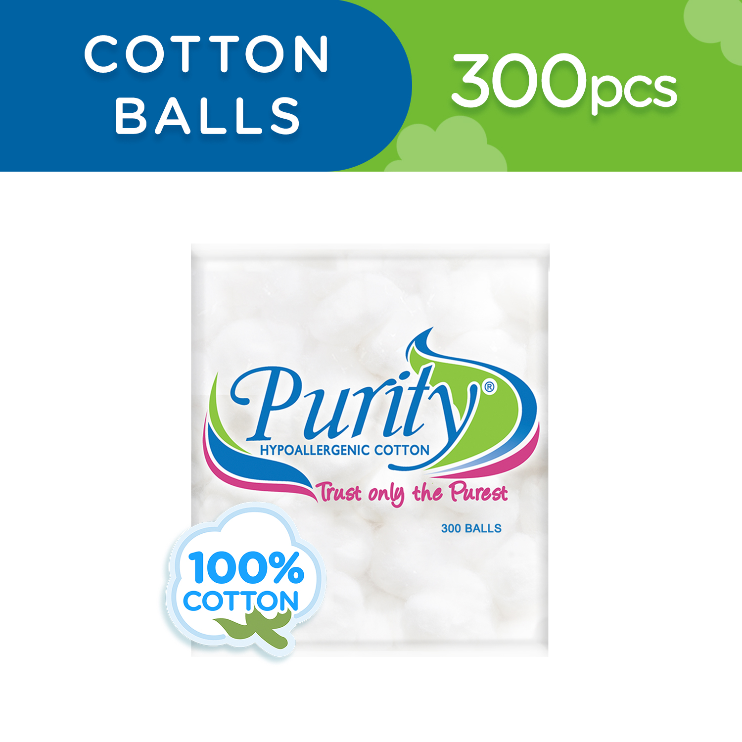 Purity Cotton Balls 300s x 1 pack | Lazada PH