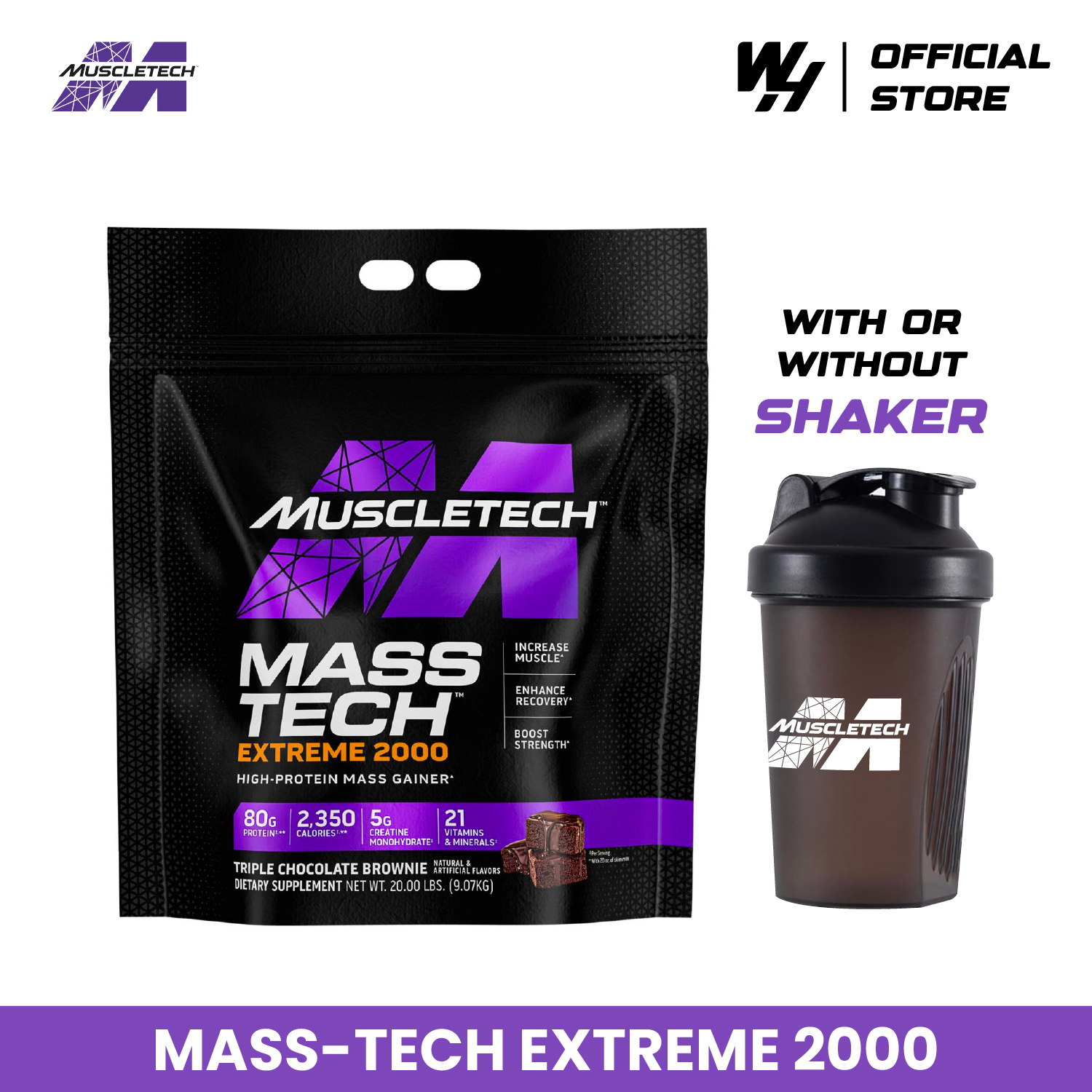 12LBS Muscletech MASSTECH Extreme 2000 High Protein Mass Gainer | Lazada PH