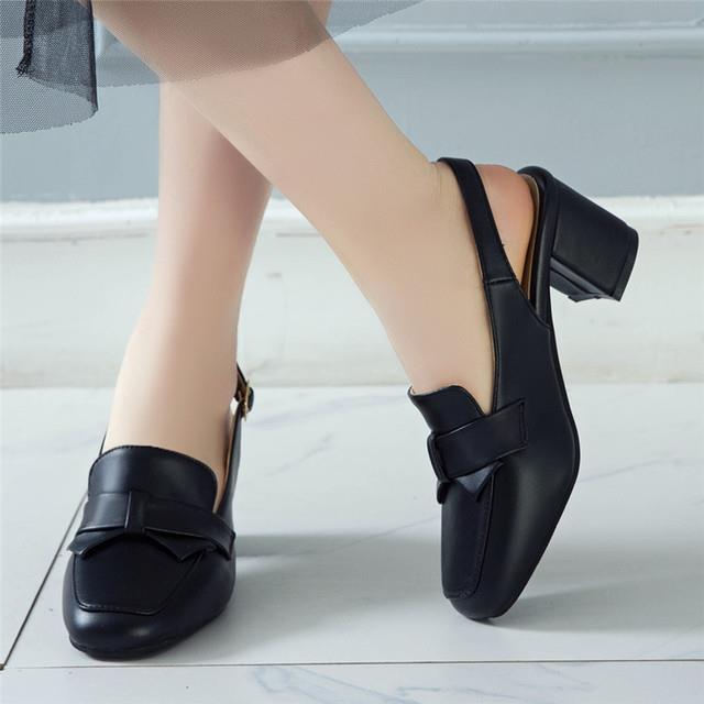 Women Low High Heel Sandals Shoes Woman Low High Heels Pumps Small Plus ...