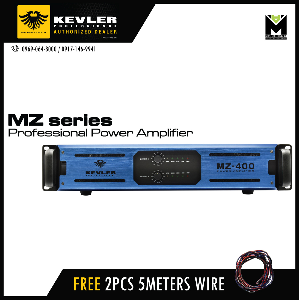Kevler MZ-400 400W Powered Amplifier | Lazada PH