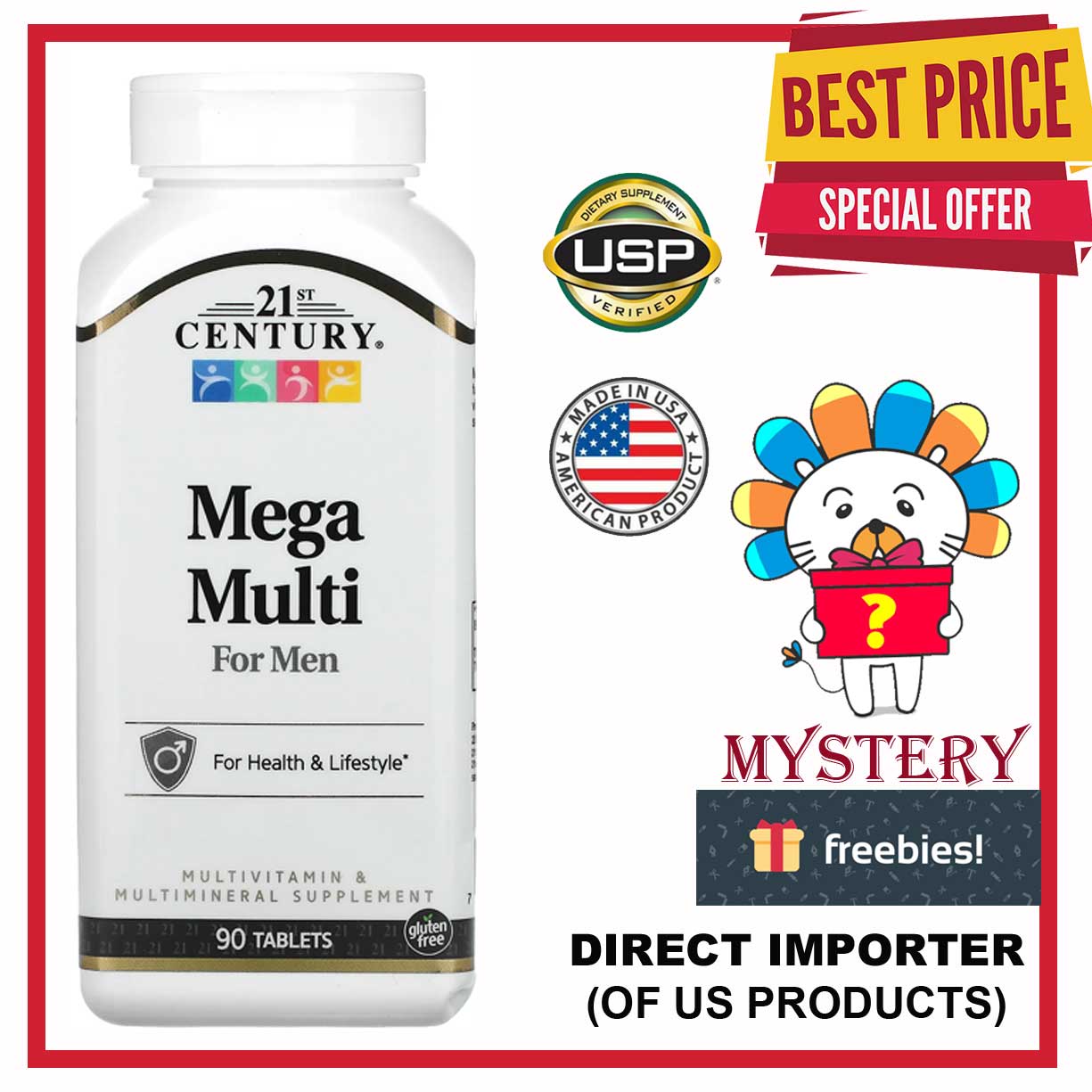 21st Century Mega Multi For Men 90 Tablets | Lazada PH
