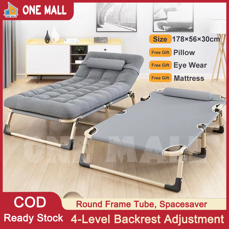 Heavy Duty Folding bed with Foam Outdoor Adjustable Folding Bed Office ...
