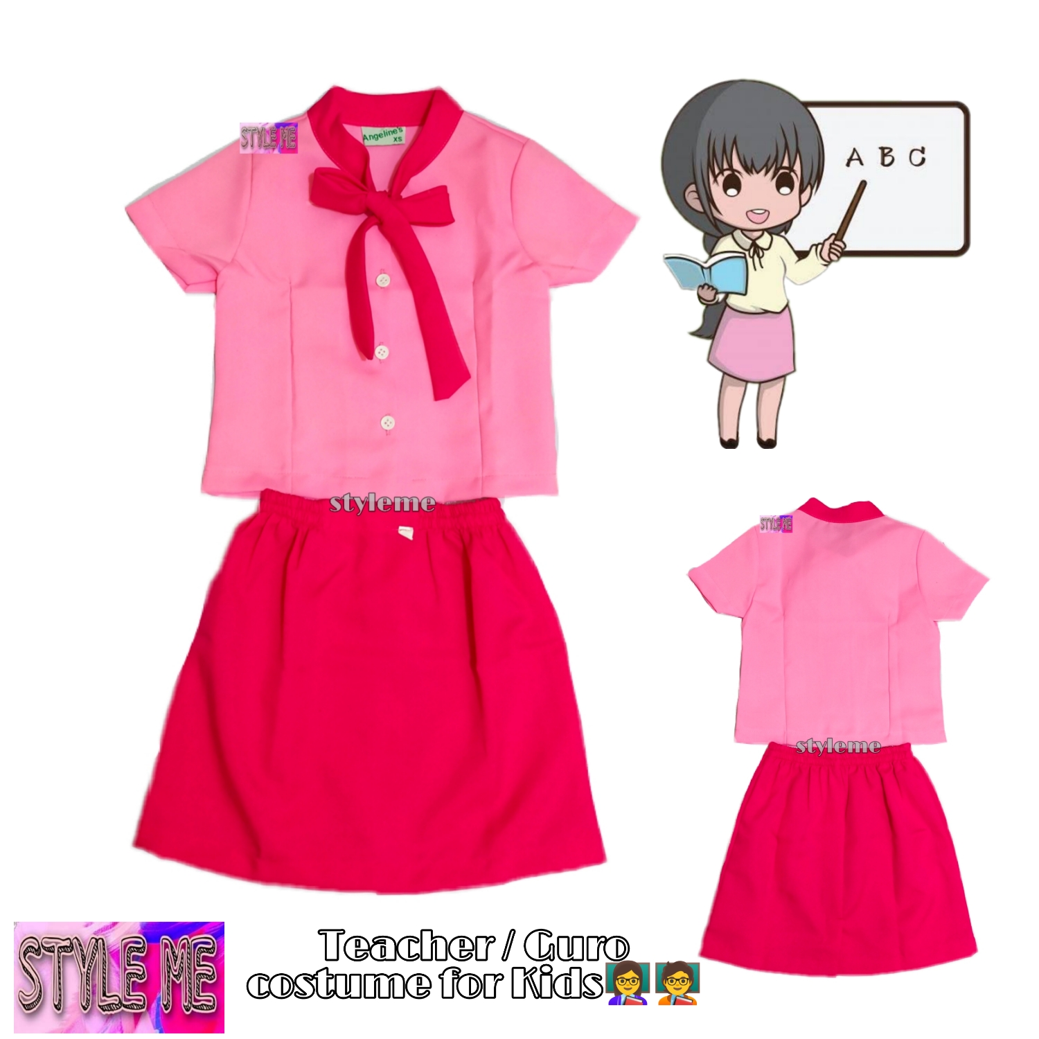 TEACHER UNIFORM CAREER COSTUME FOR KIDS NEW DESIGN Lazada PH TEACHER UNIFORM CAREER COSTUME FOR KIDS NEW DESIGN Lazada PH