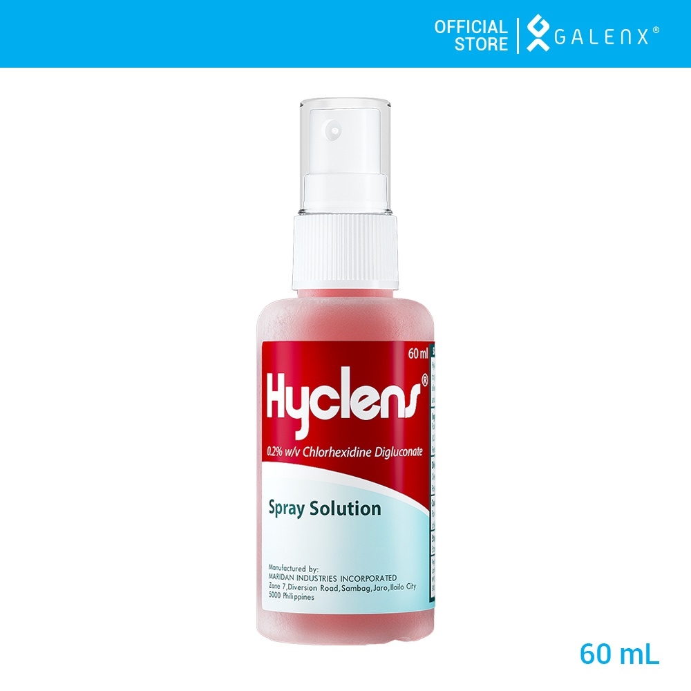 Maternal and child supply Hyclens Spray Solution 0.2 Chlorhexidine ...
