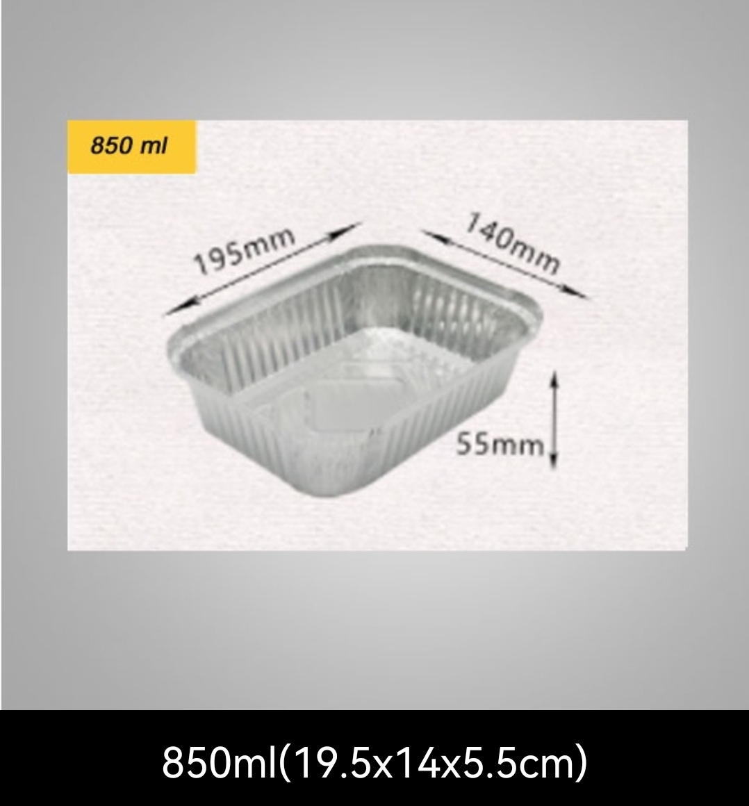 Rectangular Aluminum Food Tray Set of 10 Pieces | Lazada PH