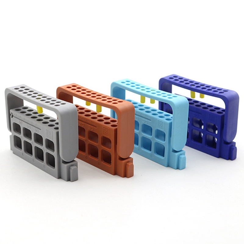 5 PCS Endo Block with Memory Function 16-Hole Endodontic File Rack ...