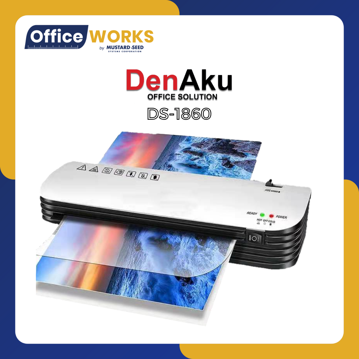 DENAKU DS1860 A4 HOT & COLD LAMINATING MACHINE | Lazada PH