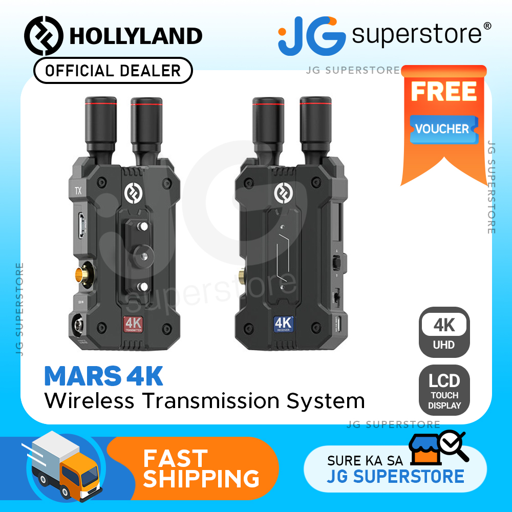 Hollyland Mars 4K UHD Wireless Transmission System Transmitter and ...