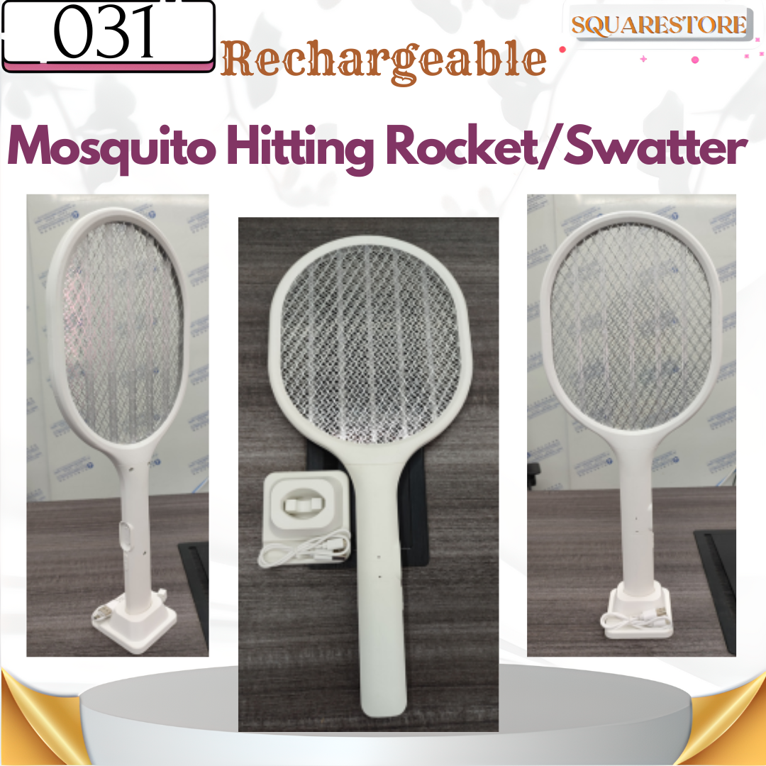 031 Rechargeable Mosquito Hitting Swatter/Rocket | Lazada PH