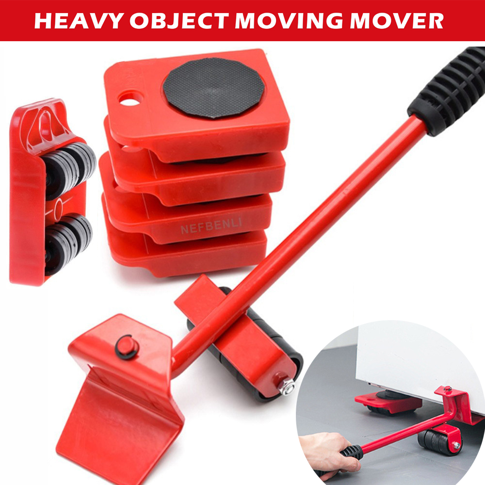 Heavy Duty Furniture Lifter Slider Appliances Transport Tool Mover set ...