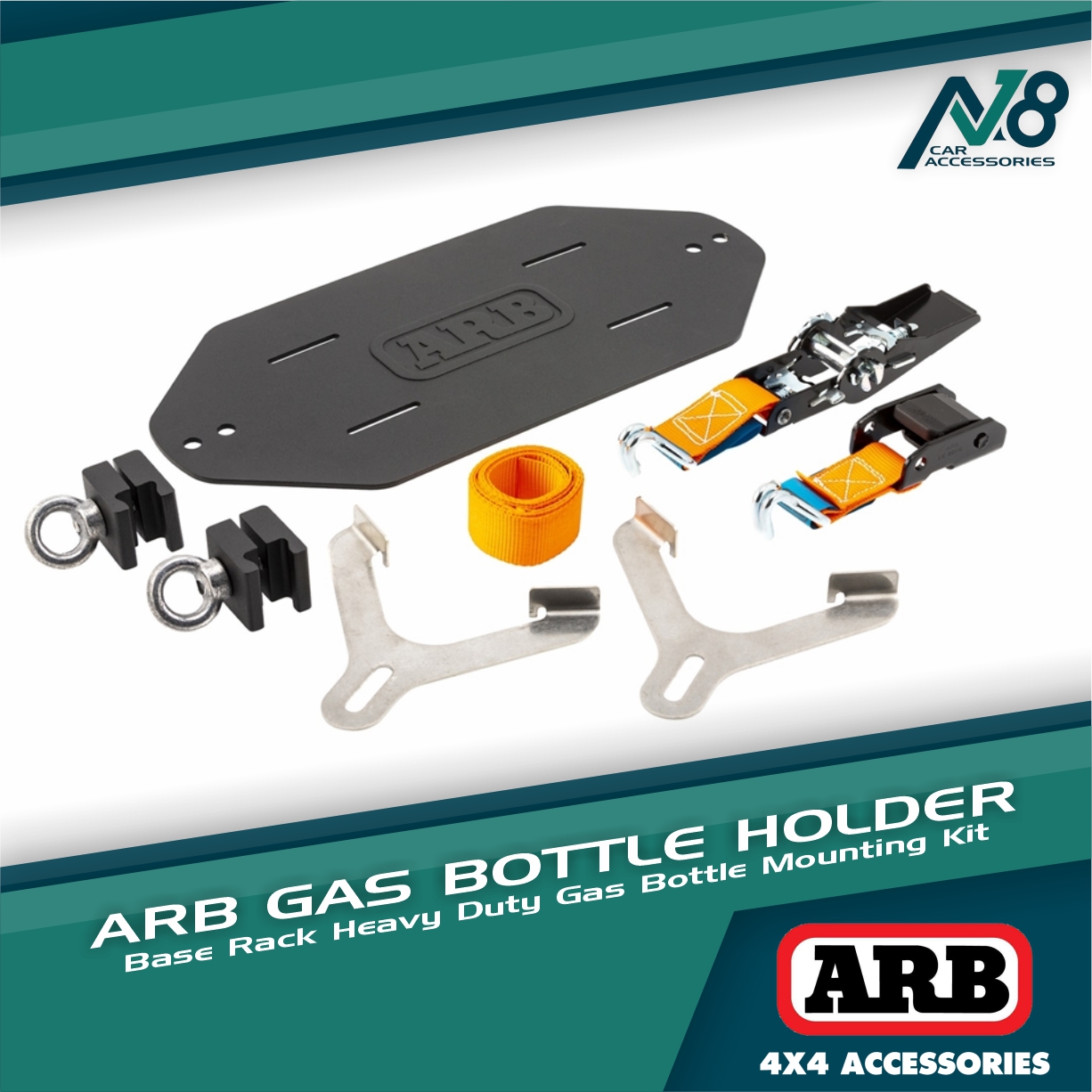 ARB BASE Rack Gas Bottle Holder Mounting Kit Genuine | Lazada PH