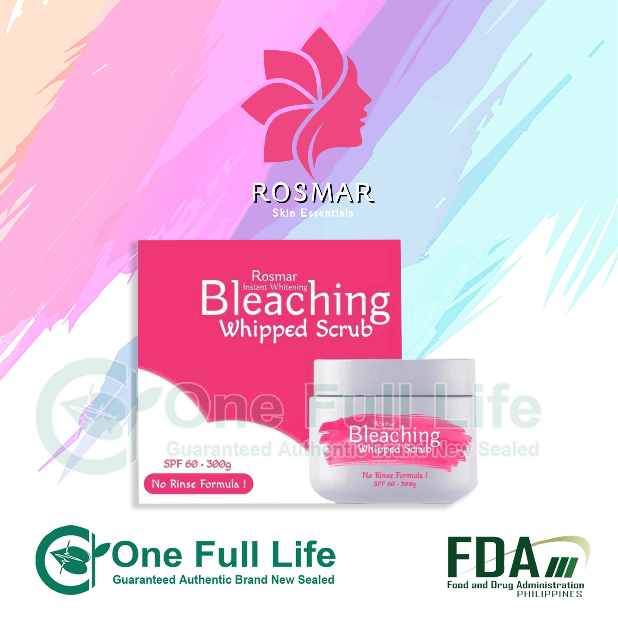 Rosmar Bleaching Whipped Scrub 300g 1 TUB | Lazada PH