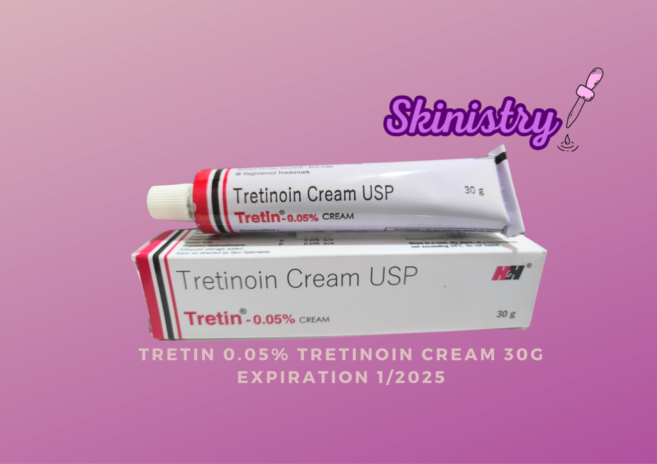 Tretin 0.05% Tretinoin Cream 30G Expiration 2025 | Lazada PH