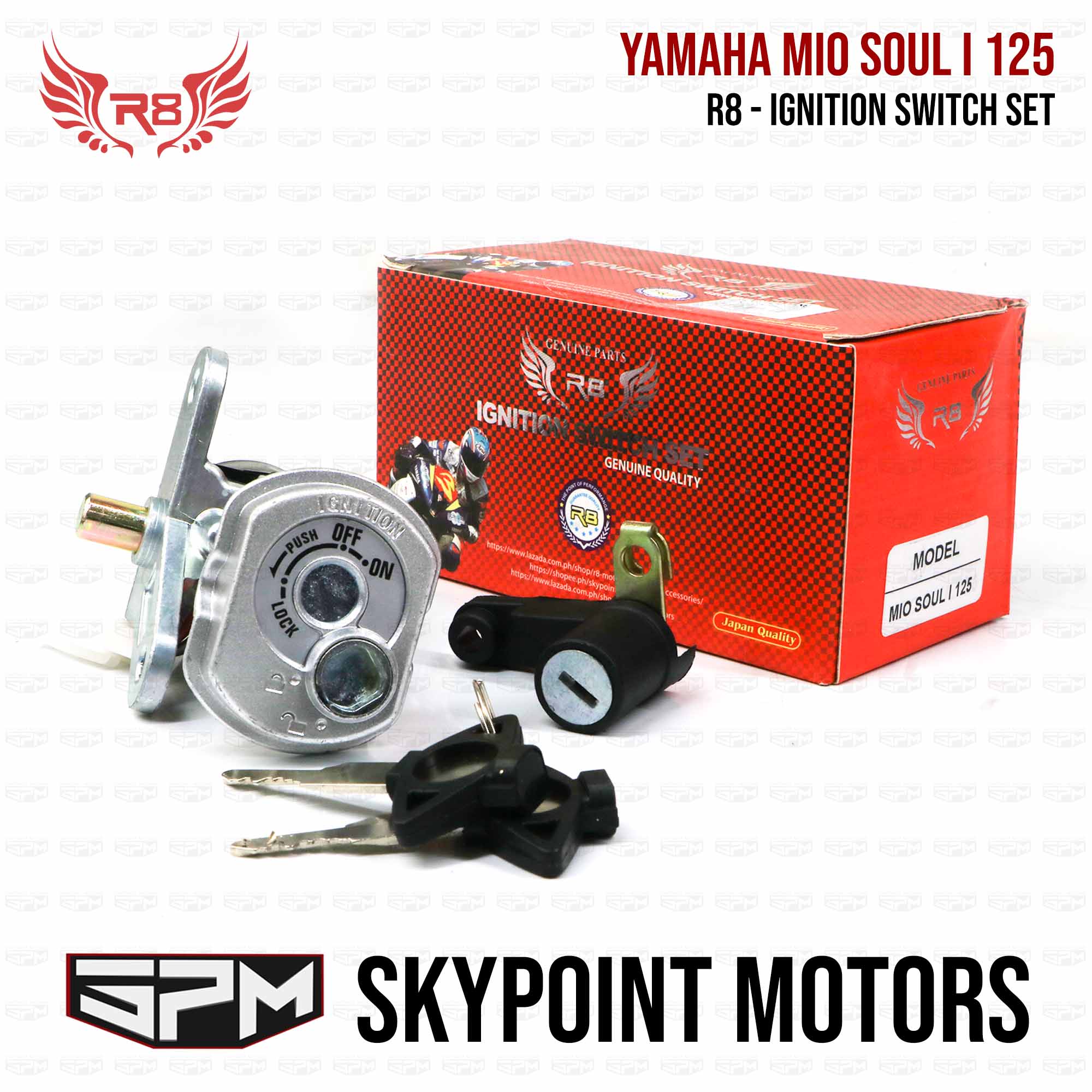 R8 YAMAHA MIO SOUL I 125 IGNITION SWITCH SET (9857-972) | Lazada PH