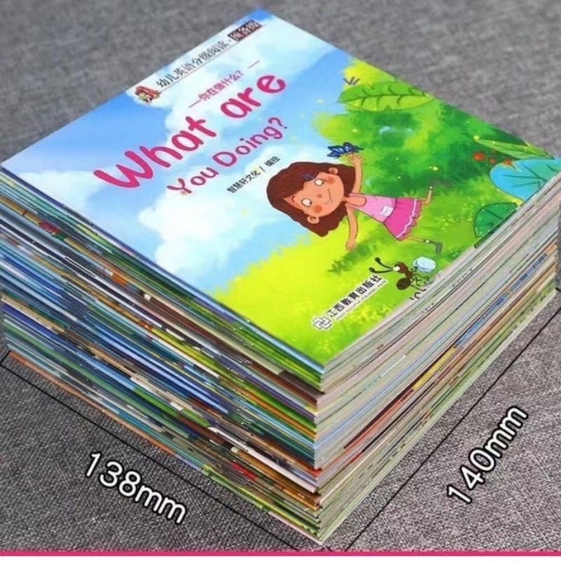 COD 60 Books Pre School Short English Story Book Children's English ...