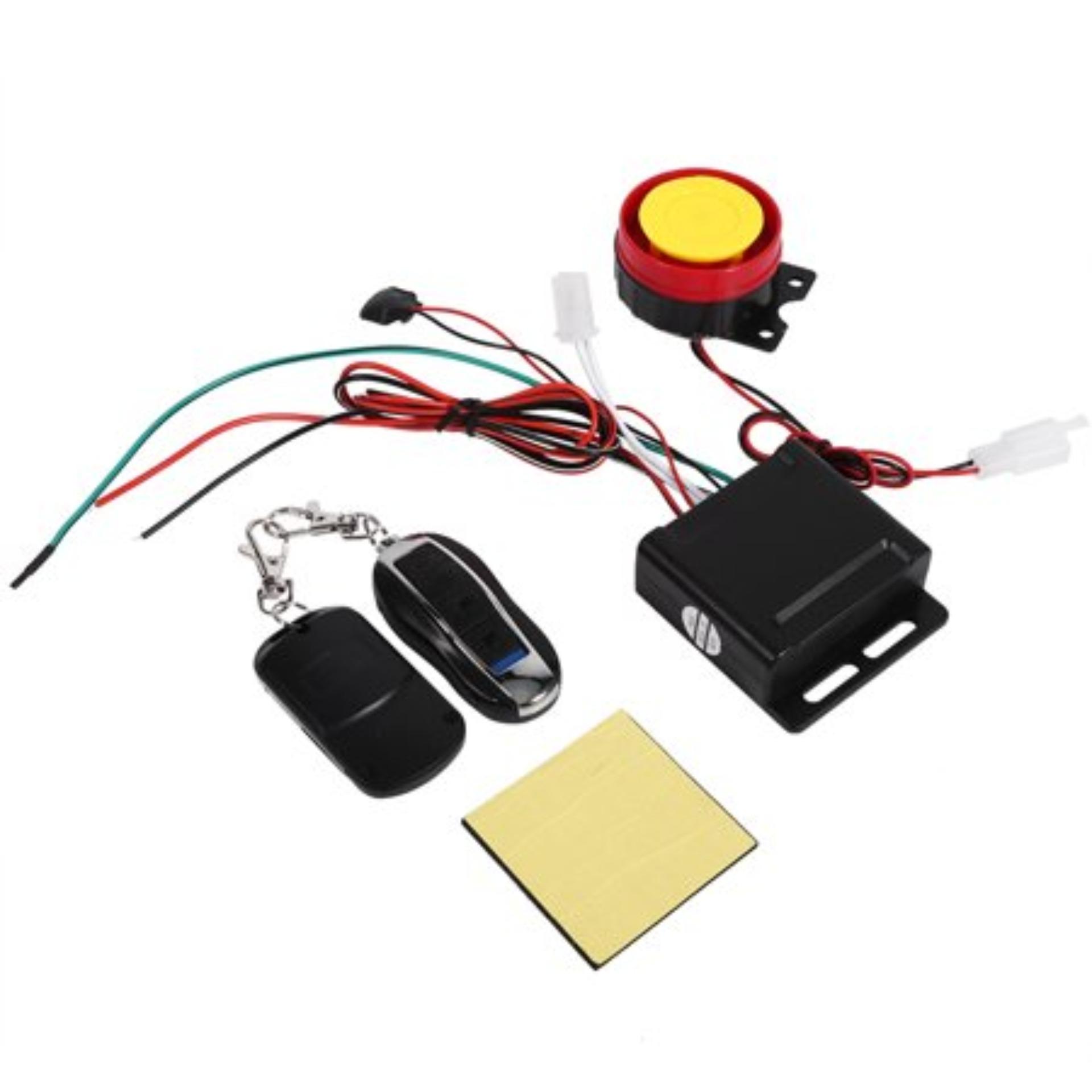 Universal Motorcycle Alarm System Anti-theft Remote Control NON TALKING ...