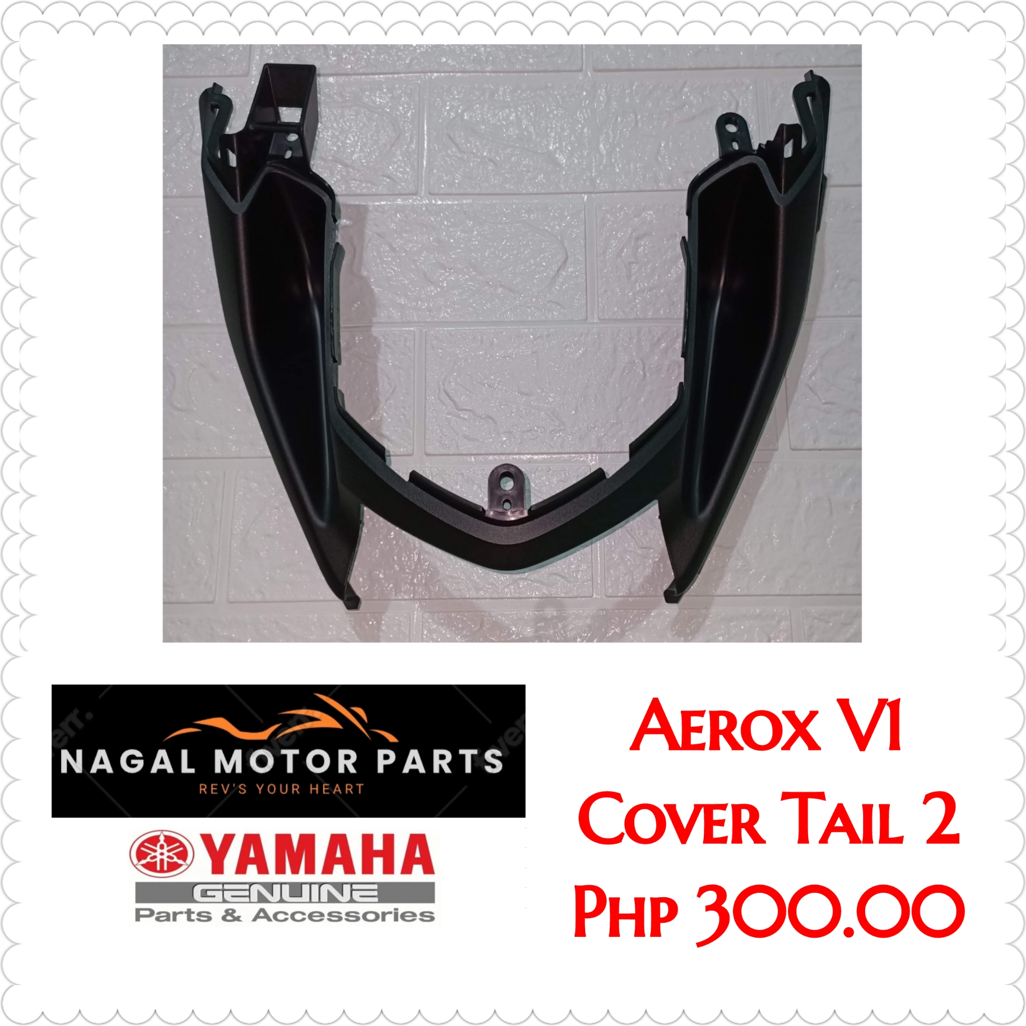 COVER TAIL 2 FOR AEROX V1 YAMAHA GENUINE PARTS | Lazada PH