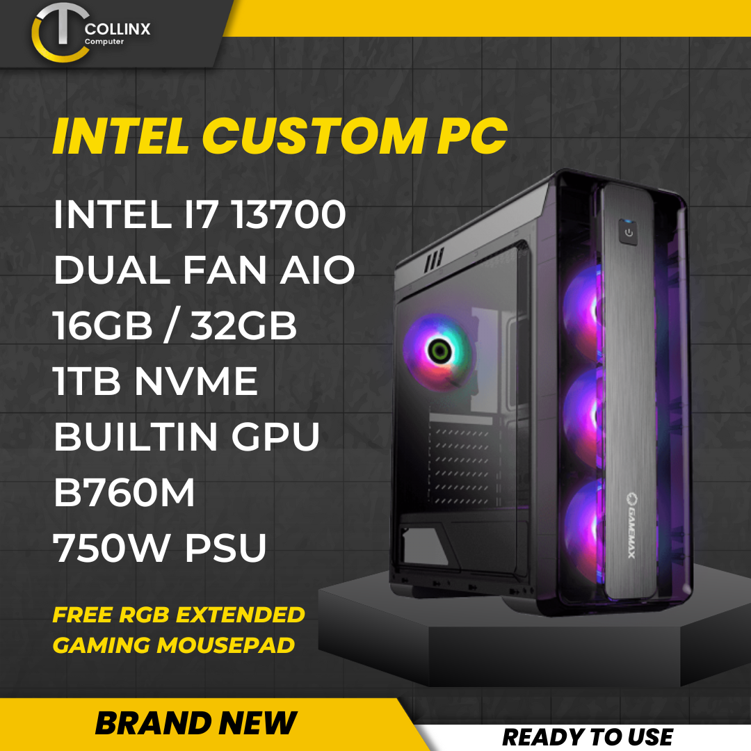 [ GAMING PC BUILD - GENERAL ] Intel Core i7 13700 13th Gen CPU Desktop Package with Built-in GPU ...