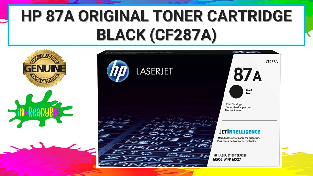 HP 87A Black Original LaserJet Toner Cartridge CF287A | Lazada PH