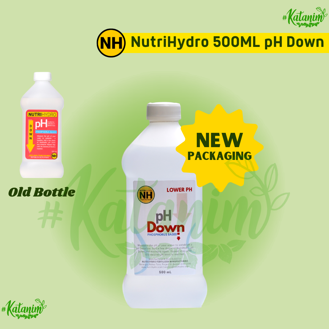 NutriHydro pH Down Phosphorus Based 500 ml | OR | pH up 500ml - pH Adjuster Hydroponics ...