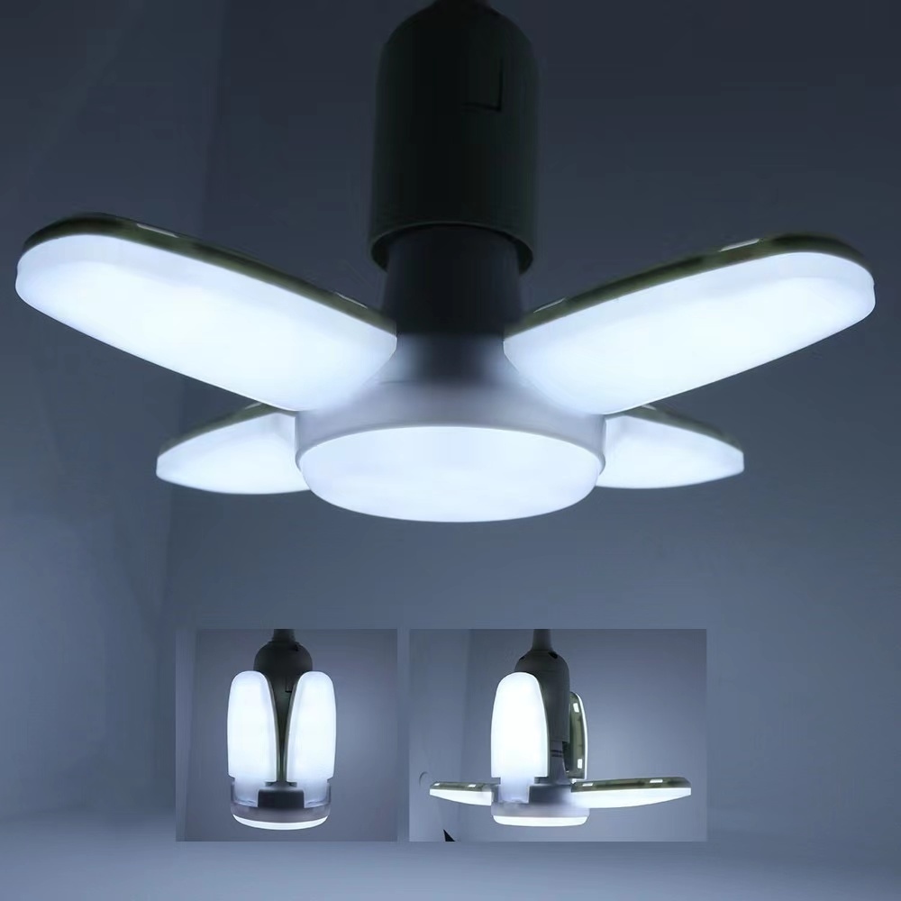 LED Foldable Fan Blade Angle Adjustable Light Bulb 45w | Lazada PH