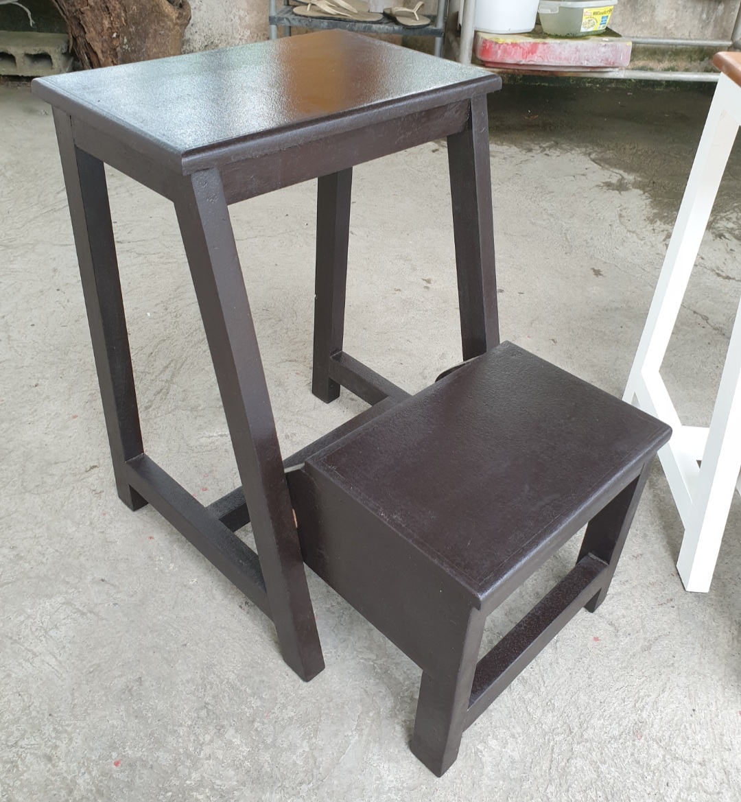 step stool ladder, ladder chair, two-step ladder chair, foldable chair ...