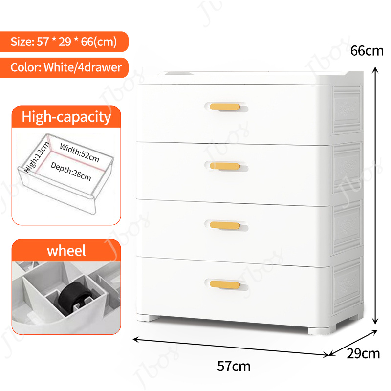 Drawer storage Cabinet wardrobe with lock Plastic cabinet clothes ...