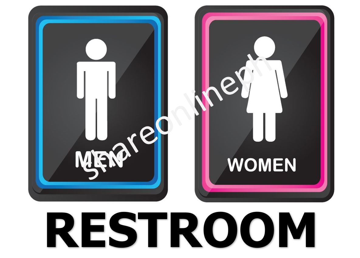 Restroom Signage Sign Boards Rest Room Comfort Room CR Signages | Lazada PH