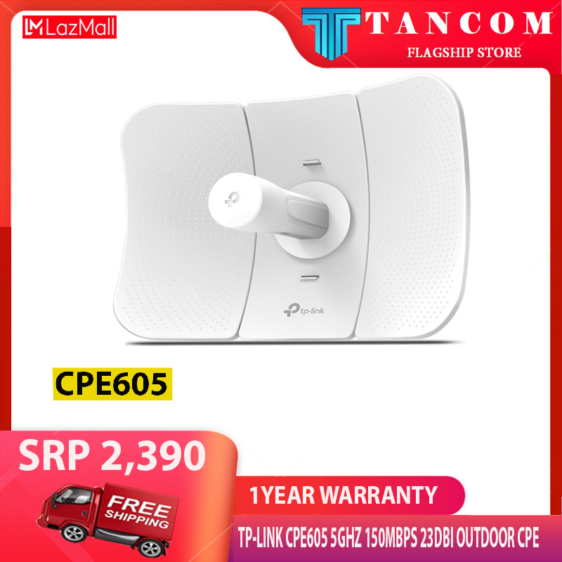 TANCOM Tp Link CPE605 5GHz 150Mbps 23dBi Outdoor CPE | Lazada PH