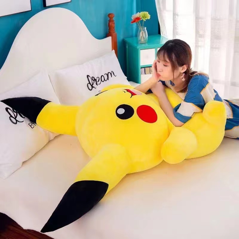 New Pikachu 50cm Long Ear Big Head Piakchu Stufftoy | Lazada PH