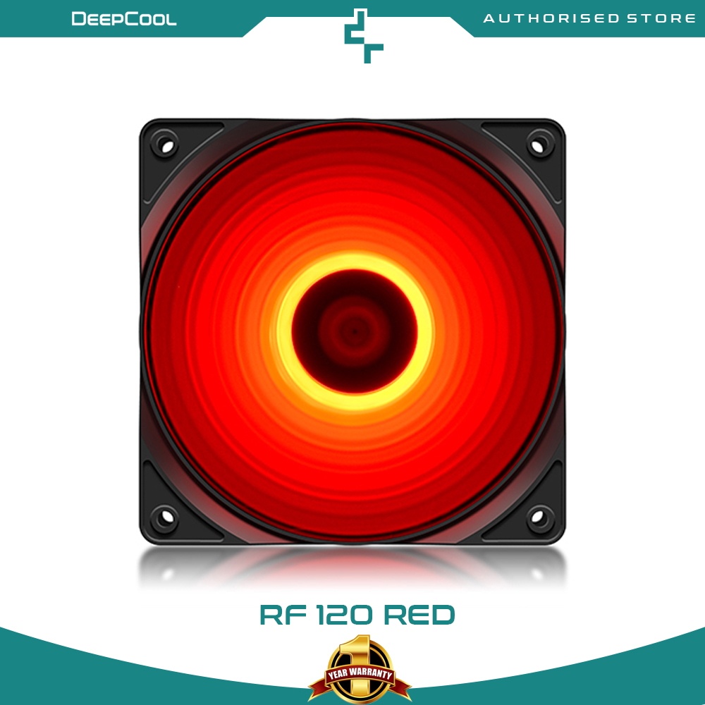 DEEPCOOL RF120R Red LED Case Fan (DP-FLED-RF120-RD) | Lazada PH