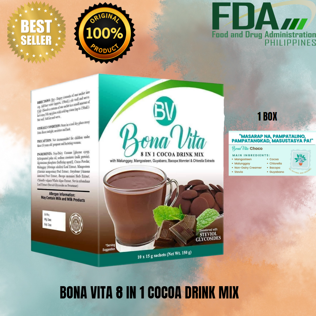 bonavita chocolate 8 in 1 choco 10sachets x 15 grams | Lazada PH