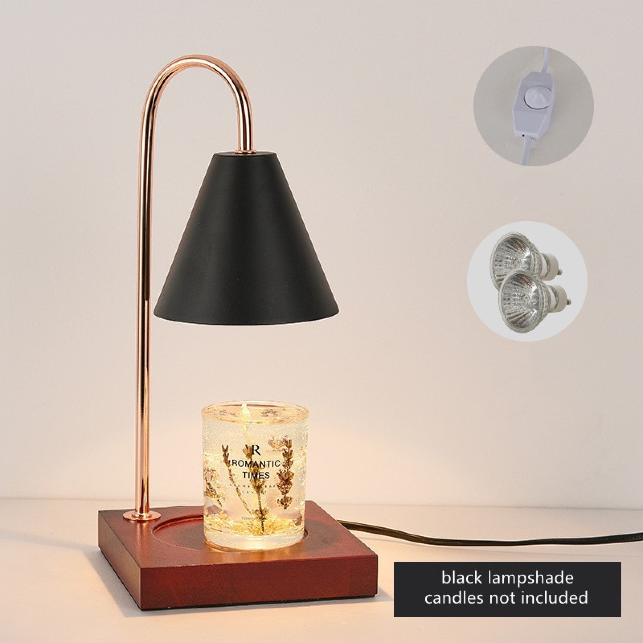 【COD】 Candle Warmer Dimmable Large Size Aromatherapy Light Control ...