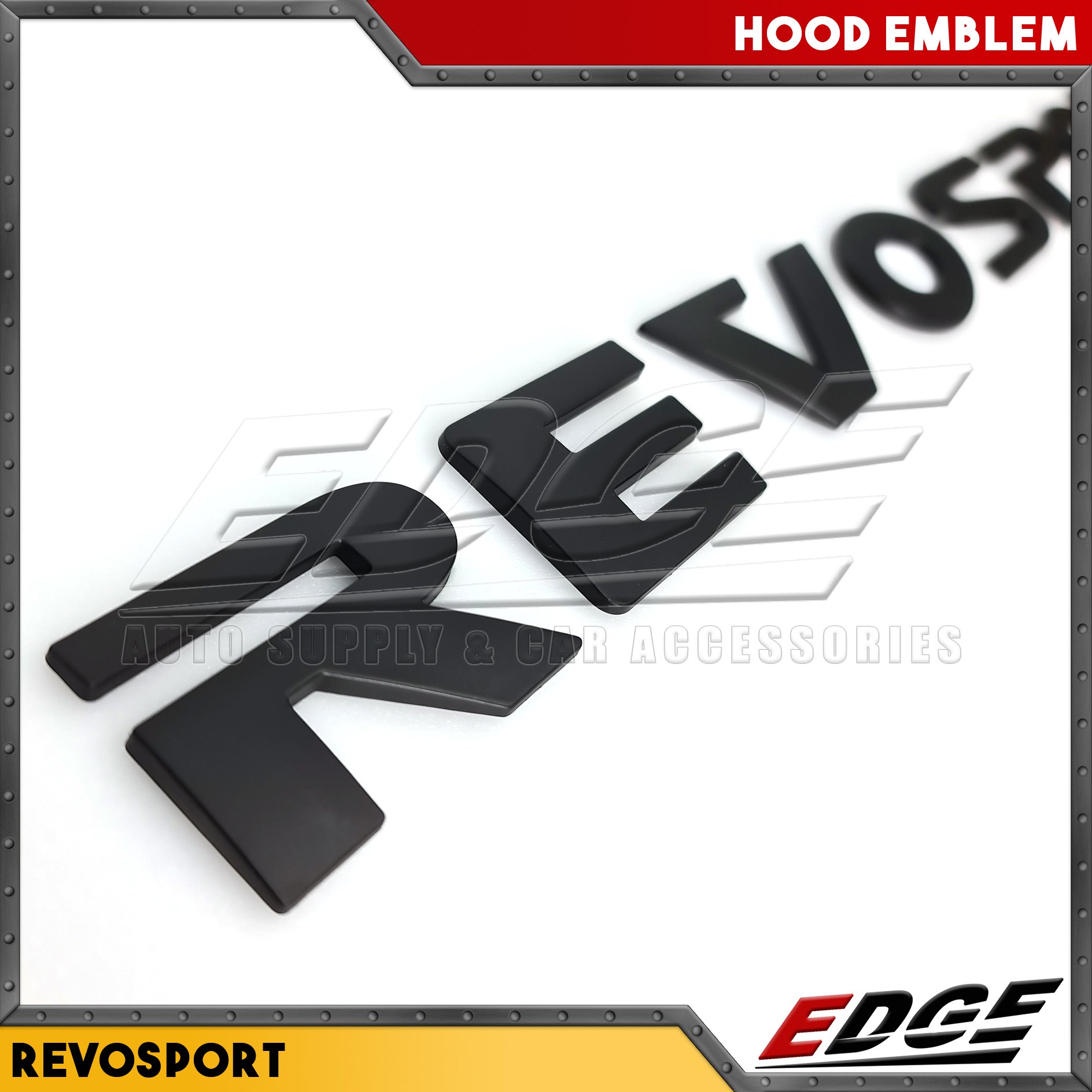 REVO SPORT Hood Emblem // toyota hilux revosport adhesive ready stick ...