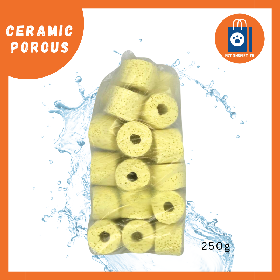 Aquarium Ceramic Porous Ring 250g Filter Media | Lazada PH