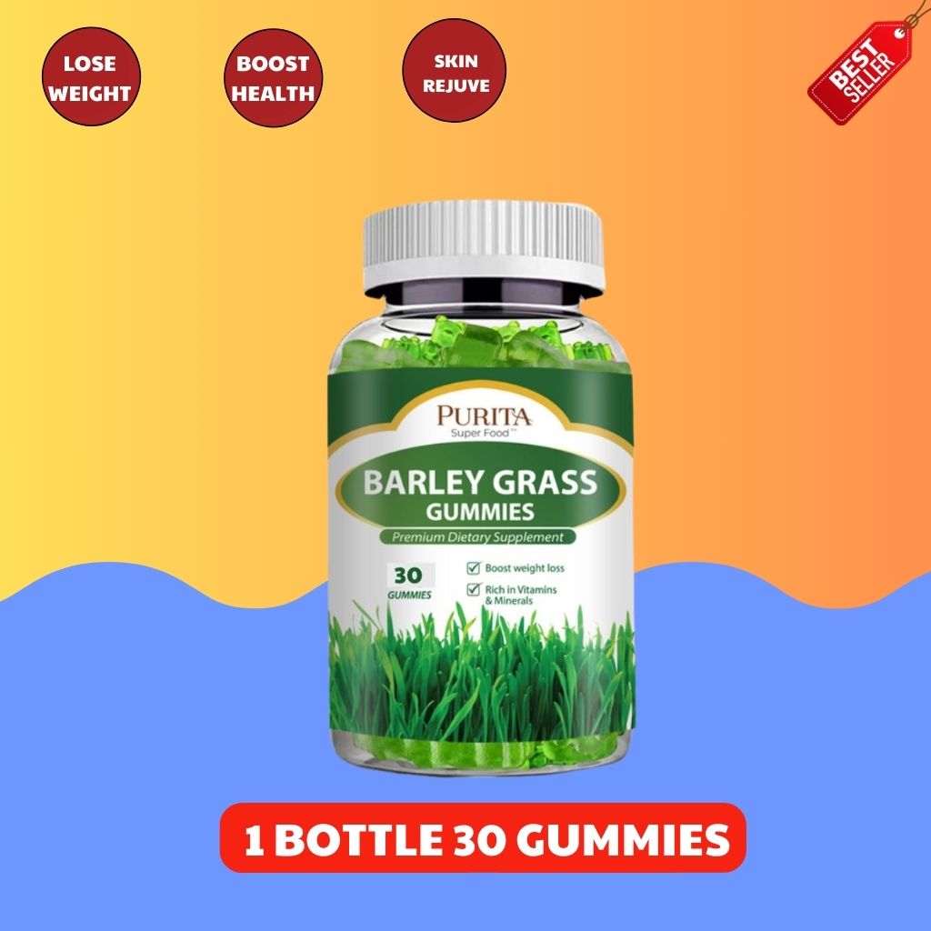 Purita Barley Grass Gummies Rich in Antioxidant Weight Loss Skin ...