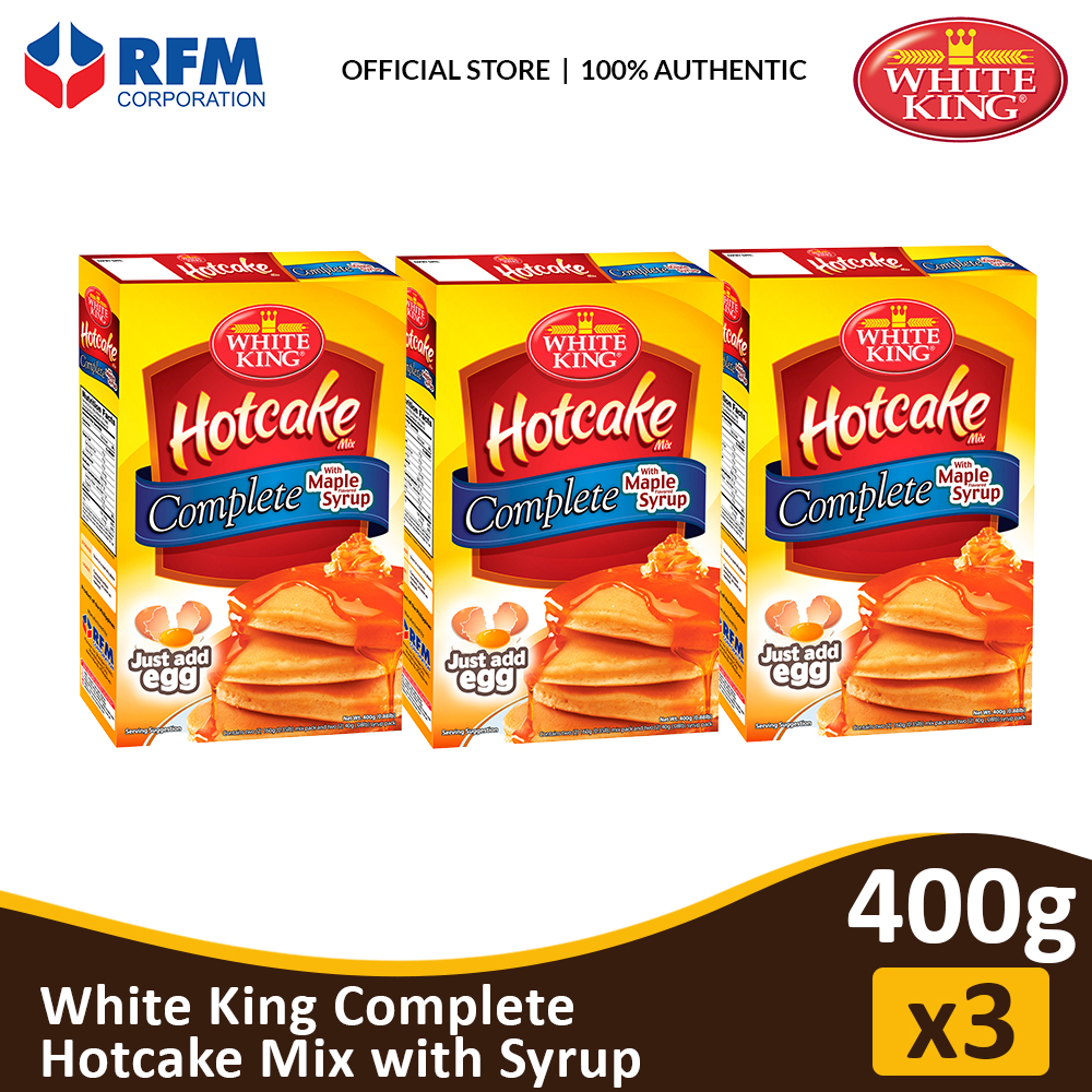 White King Complete Hotcake Mix with Syrup 400g - Set of 3 | Lazada PH