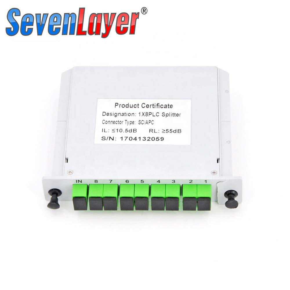 SC APC PLC1X2,1X4, 1X8,1X16 splitter Fiber Optical Box FTTH PLC ...