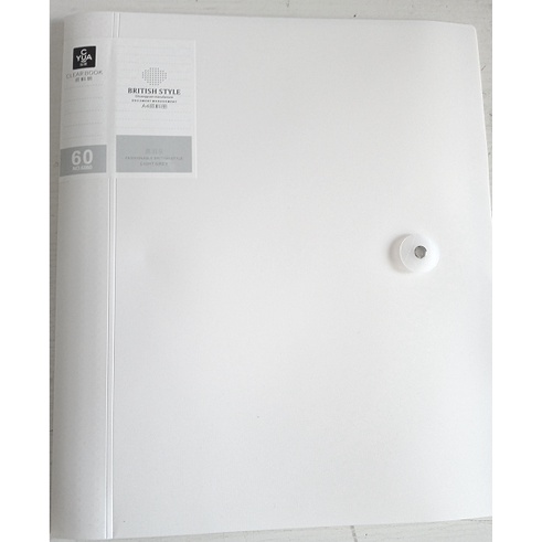 RF. Clear Folder A4 Clear Book Paper Bag Presentation Book 60 Clear ...