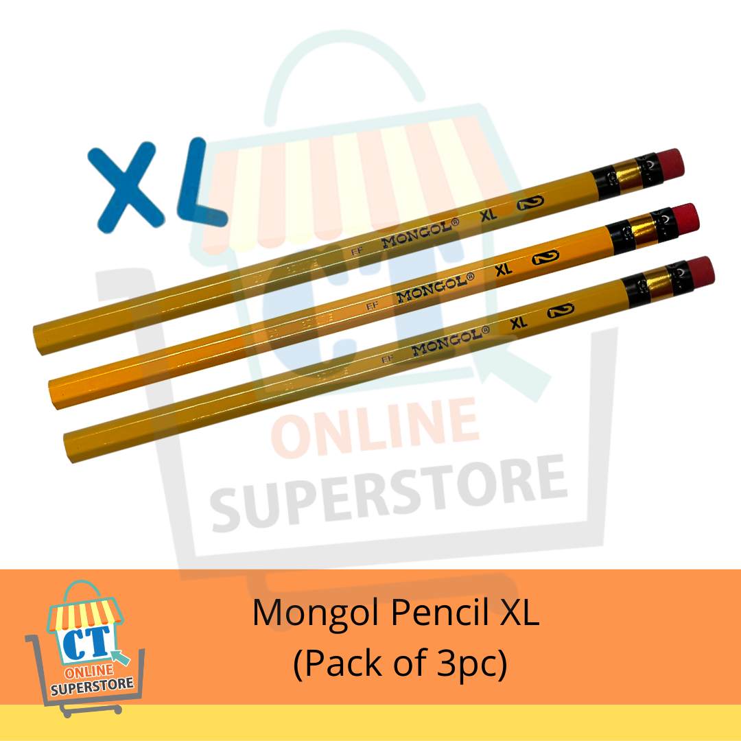 Mongol Pencil XL JUMBO (Pack 0f 3pc) | Lazada PH