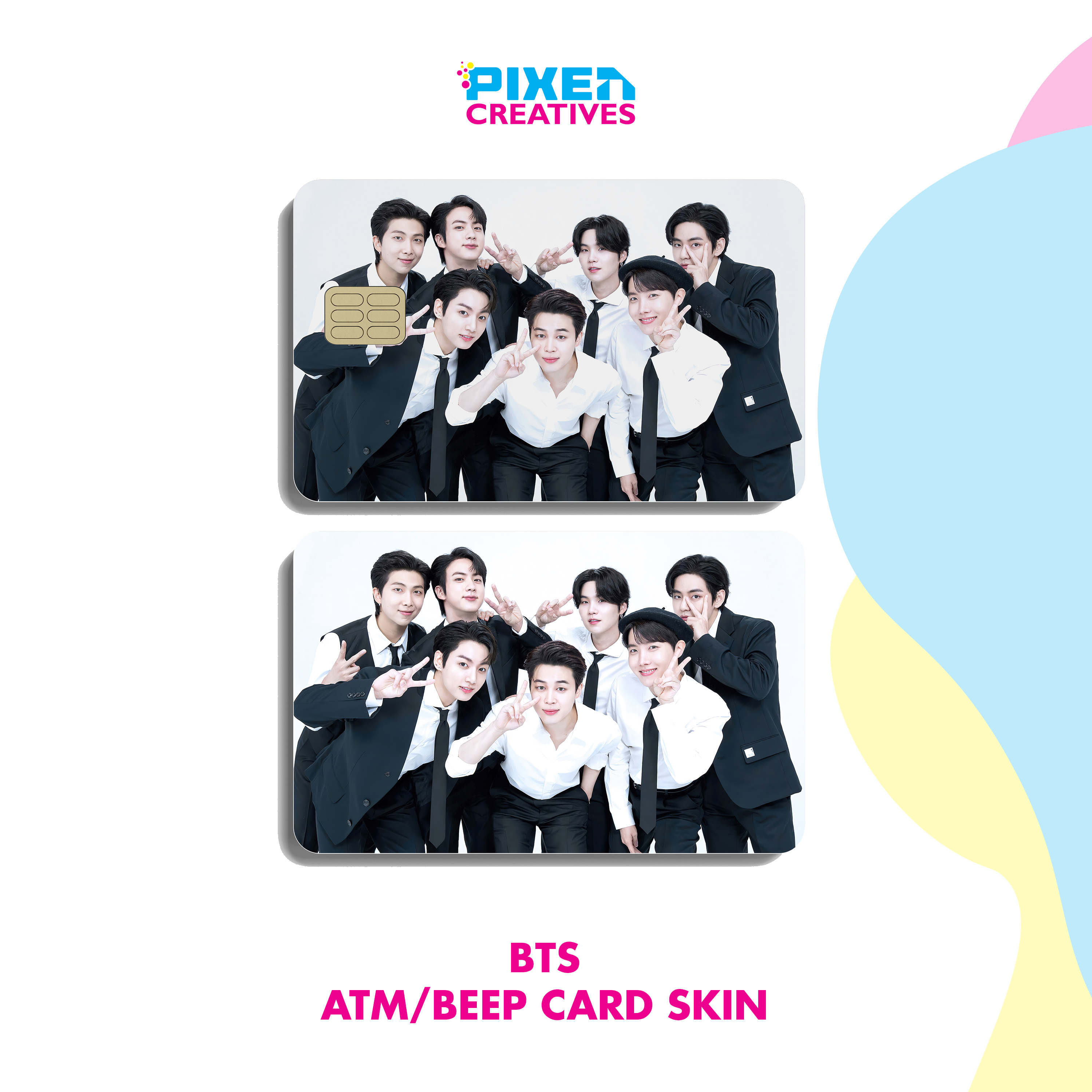 BTS Vinyl Debit ATM BEEP Card Skin Stickers | Lazada PH