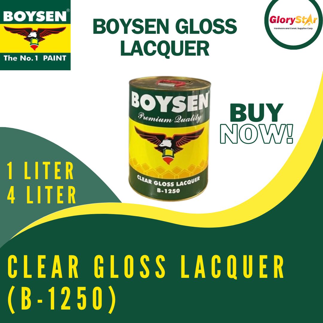 BOYSEN CLEAR GLOSS LACQUER | Lazada PH