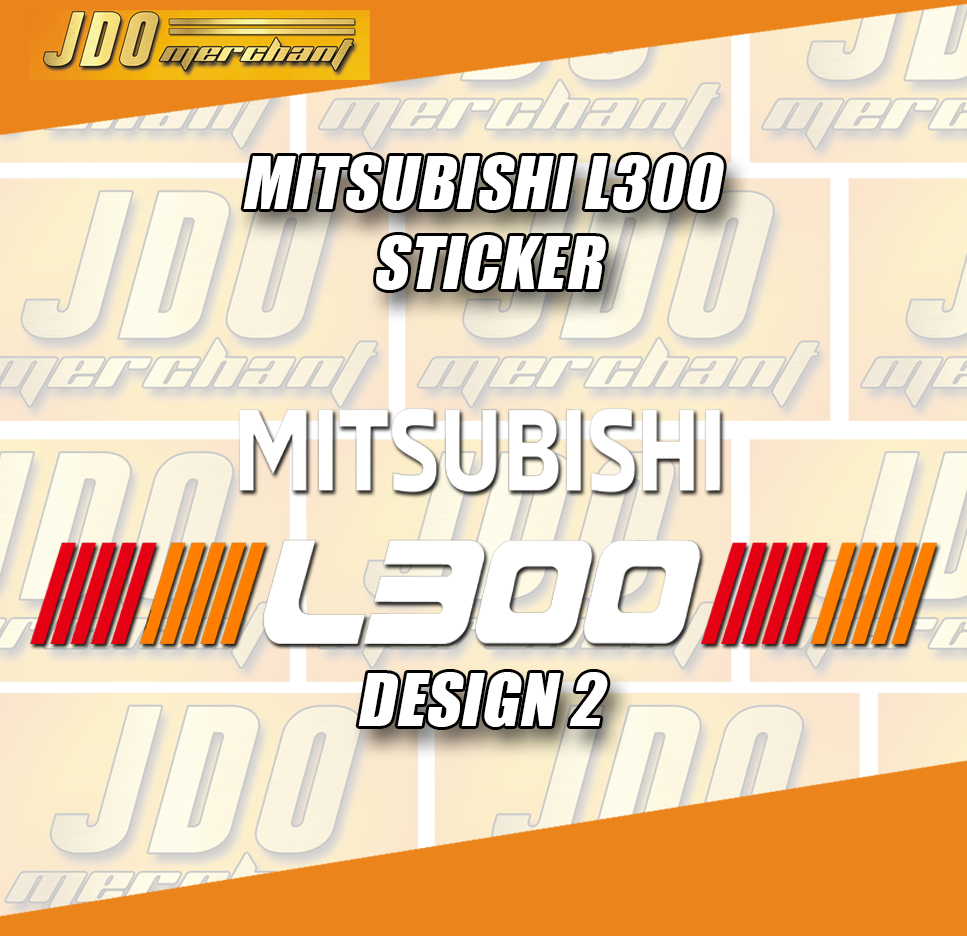 Mitsubishi L300 ralliart concept sticker | Lazada PH