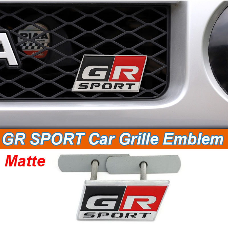 1 Piece 3D Metal GR SPORT Car Grille Emblem Auto Front Grille Badge ...